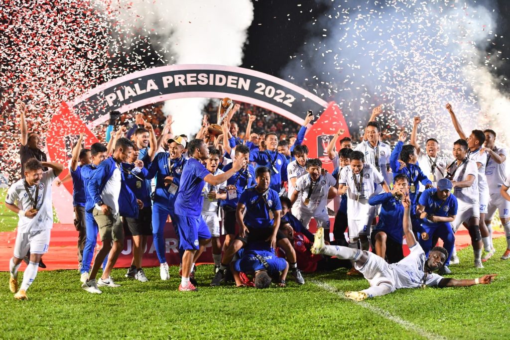 Arema FC Juara, Ketum PSSI Bersama Menpora Resmi Menutup Piala Presiden ...
